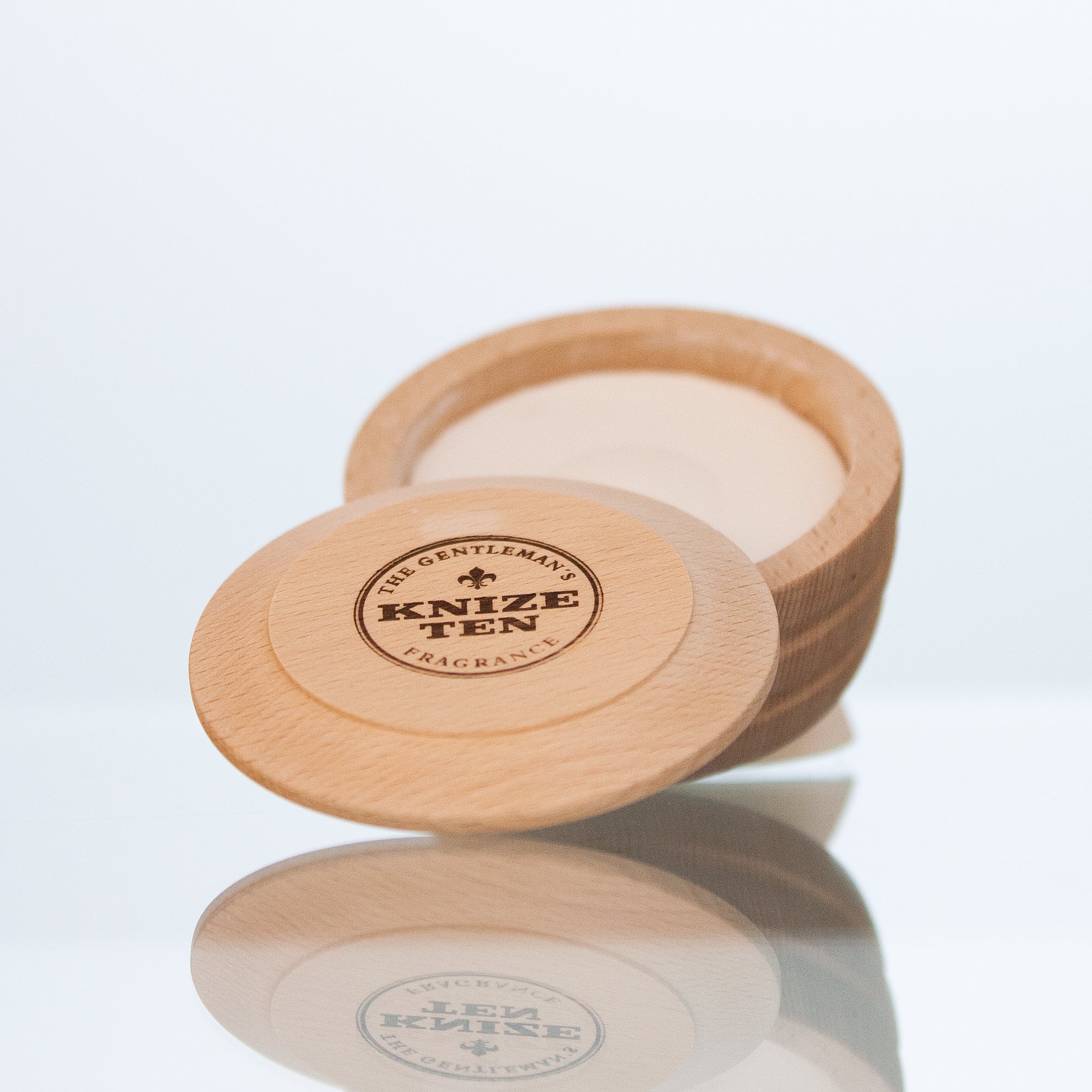 KNIZE TEN SHAVING SOAP IN WOODEN BOWL